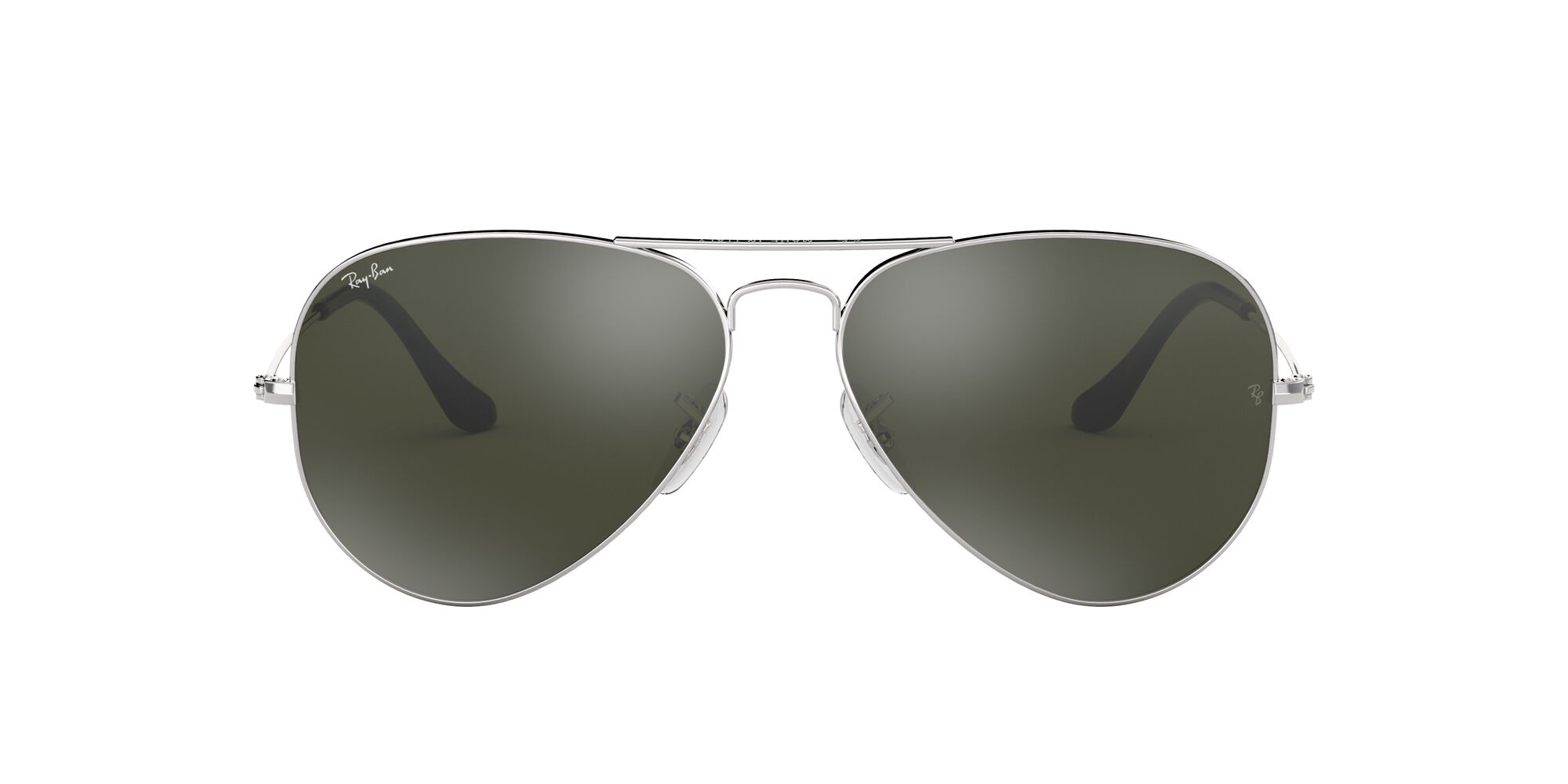 Aviator Large Metal Silver / Grey Mirror