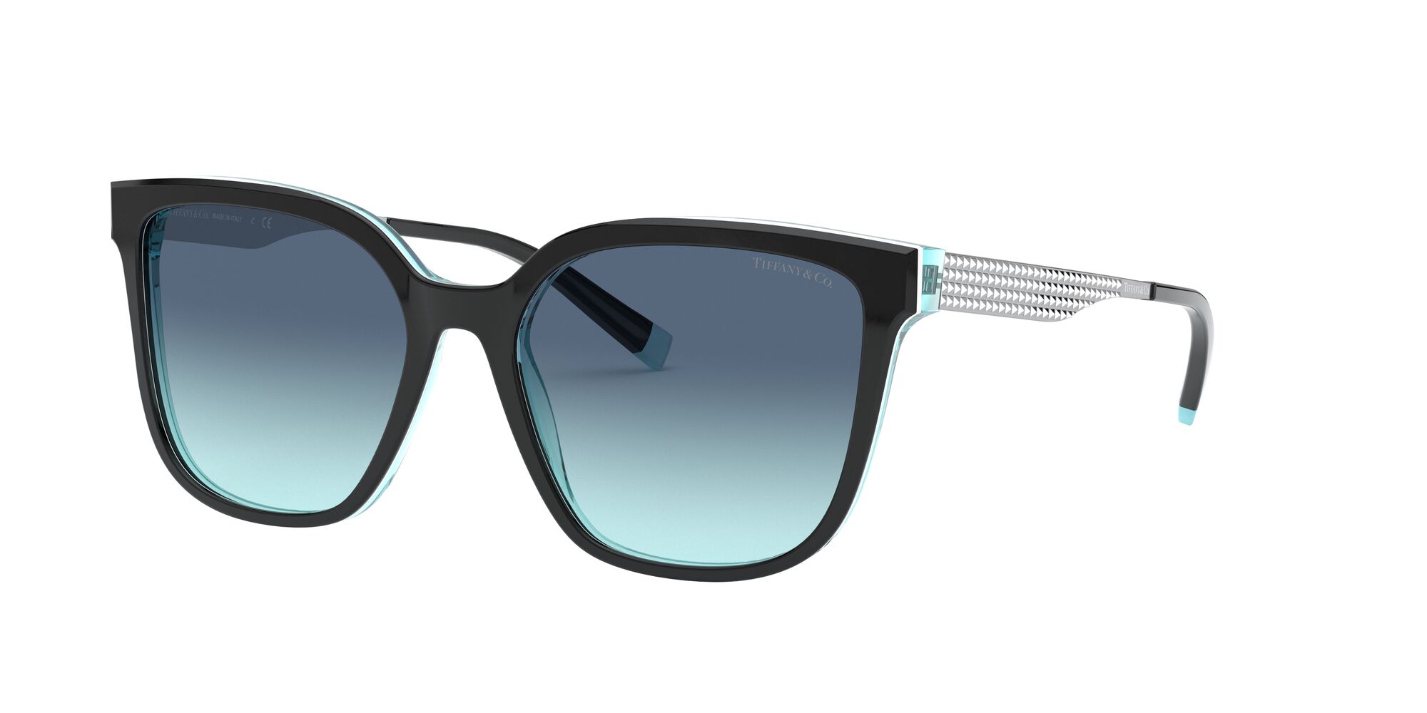 Tf4165 Black On Crystal Tiffany Blue / Tiffany Blue Gradient