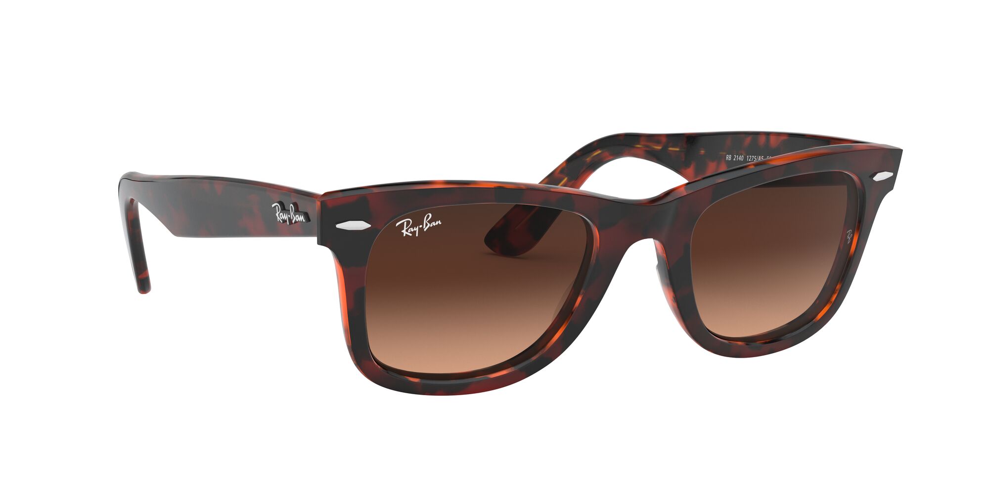 Wayfarer Transparent Red / Pink Gradient